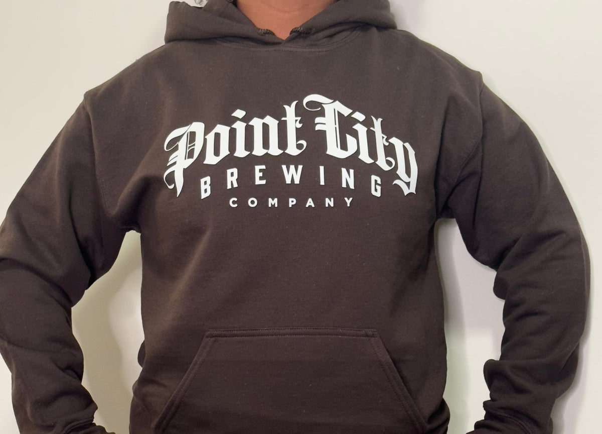 PCB word mark Hoodie | Point City Brewing Company